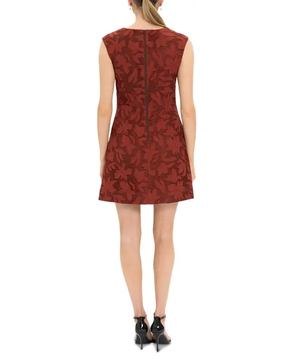 LUXELY Crochet Fit & Flare Mini Dress