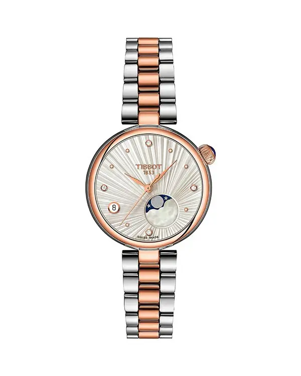 TISSOT Desir Moonphase Quartz Watch, 30mm - Silver