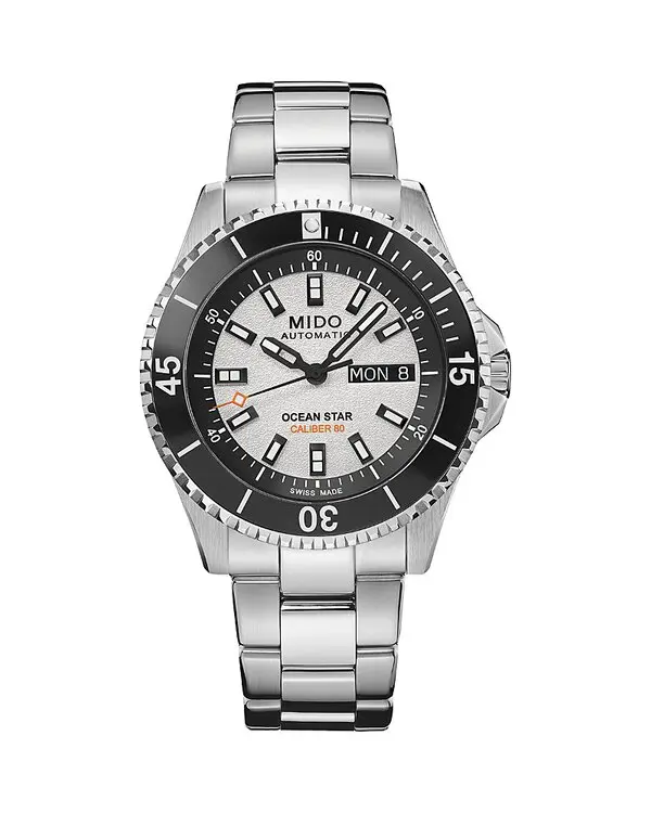 MIDO Ocean Star 200 Watch, 41mm - White
