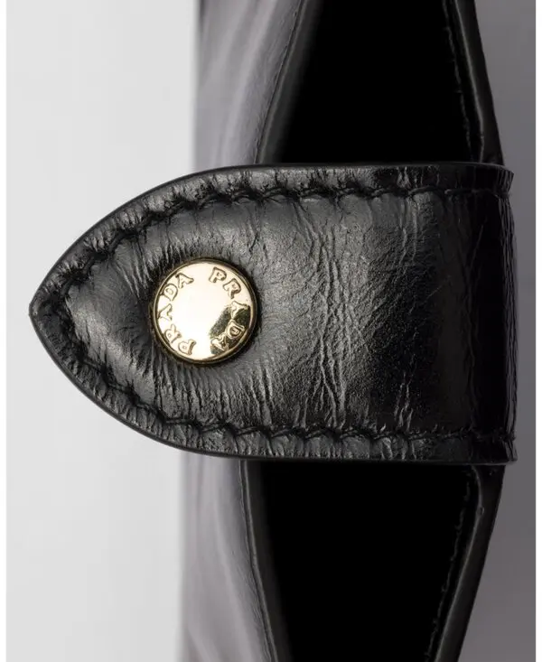Prada Leather Logo Card Case