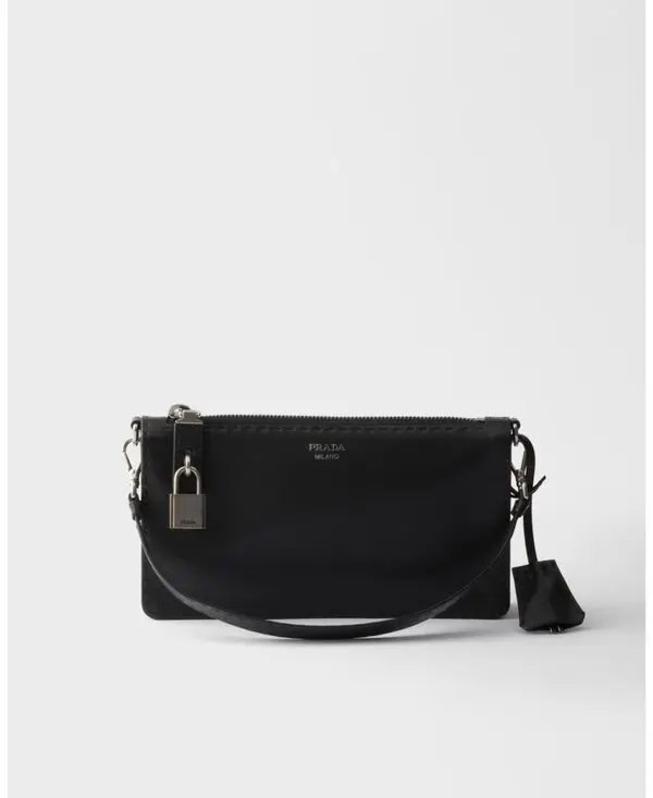 Prada Antiqued Nappa Leather Pouch