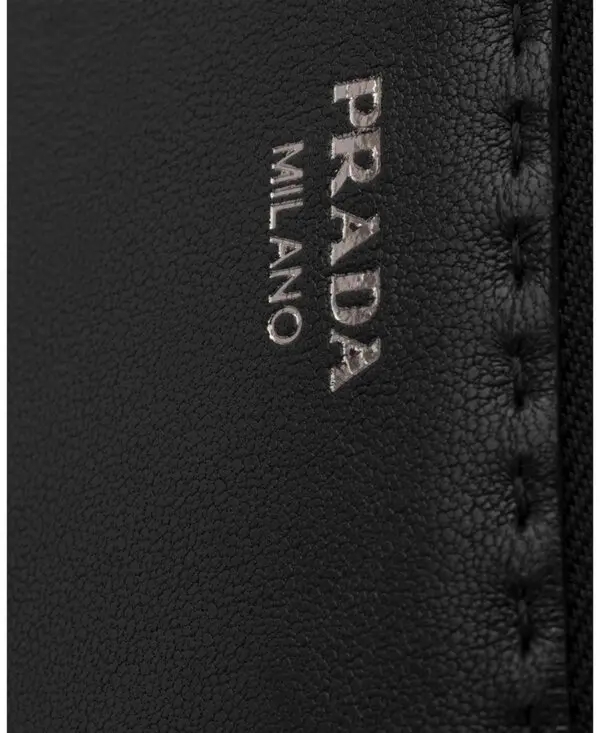 Prada Antiqued Nappa Leather Pouch