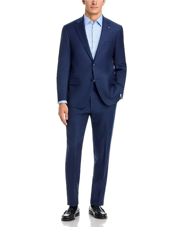 Hart Schaffner Marx New York Fit Tonal Stripe Wool Blend Suit