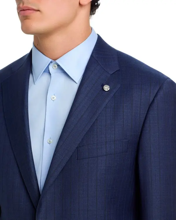Hart Schaffner Marx New York Fit Tonal Stripe Wool Blend Suit