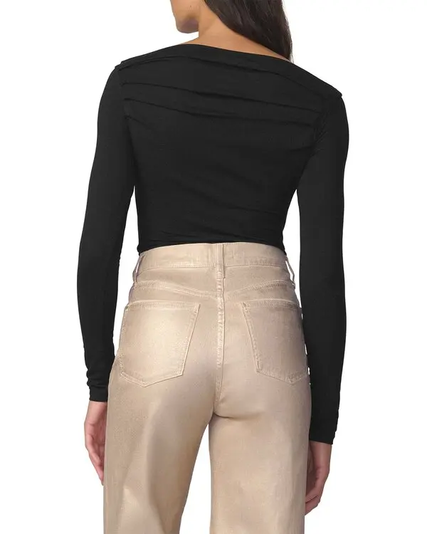 Joe's Jeans The Pleated Off The Shoulder Top