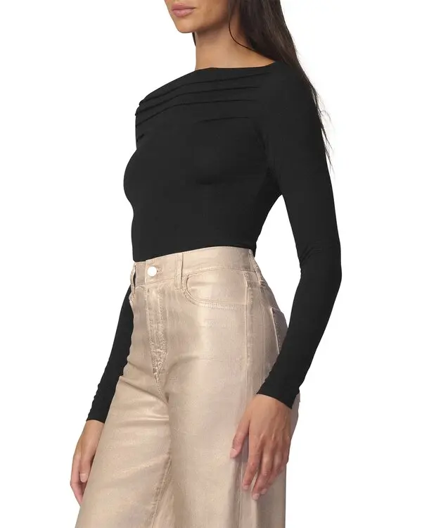 Joe's Jeans The Pleated Off The Shoulder Top