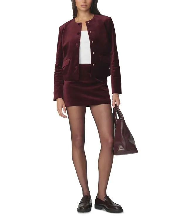 Joe's Jeans The Velveteen Mini Skirt