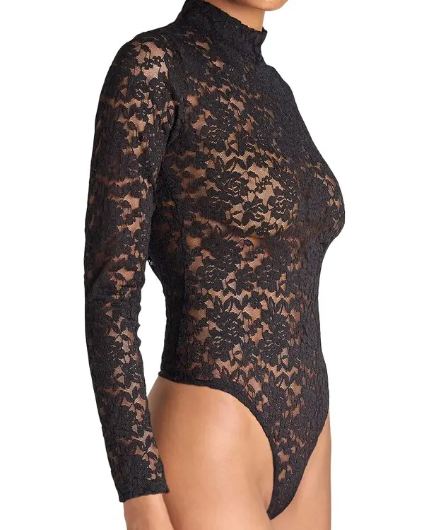STEMS Lace Mock Neck Bodysuit