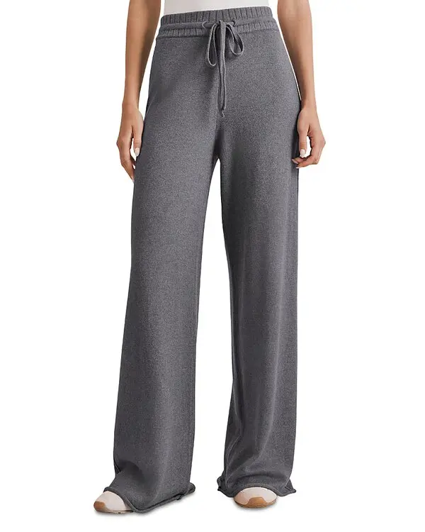 Splendid Haven Wide Leg Sweater Pants - Ash Navy