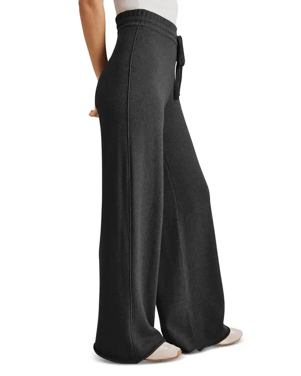 Splendid Haven Wide Leg Sweater Pants - Black