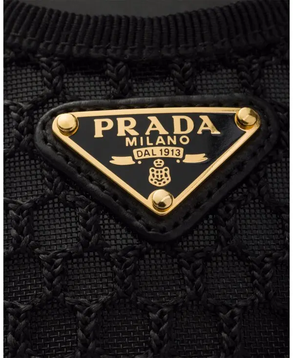Prada Low Heel Mesh Fabric Ballerinas
