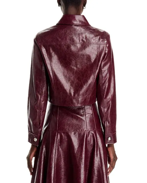 Cinq À Sept Lexie Tumbled Faux Leather Jacket