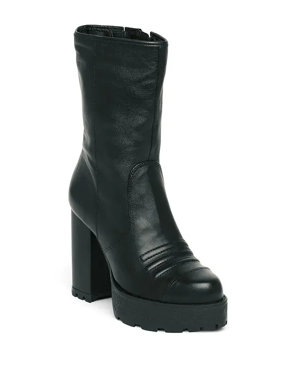 Cinq À Sept Marley Leather Platform Boots