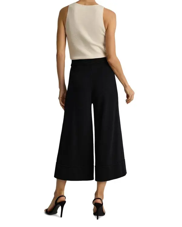 St. John Legacy Crepe Wool Blend Culotte Pants