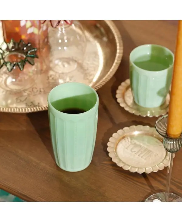 ZSA ZSA ZSU Henan Glass Soft Drink Glass Set Of 4