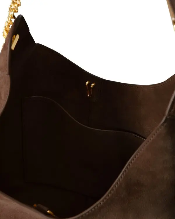Veronica Beard Jour Suede Shoulder Bag