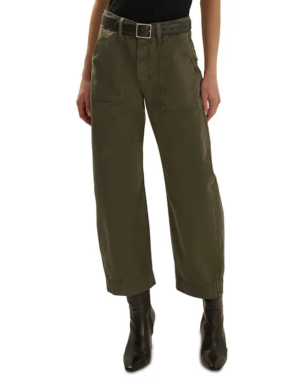 FAVORITE DAUGHTER The Major Cotton Pants - Army