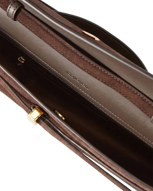 Veronica Beard Suede Clutch - Espresso