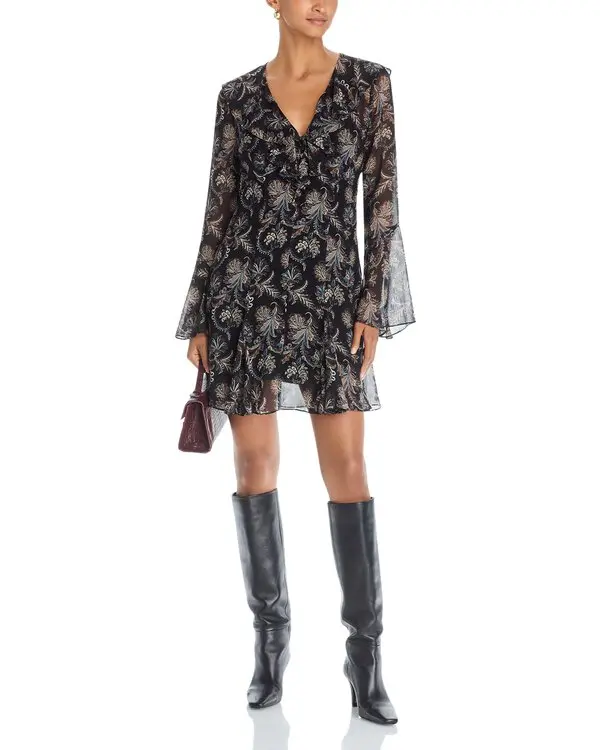 Veronica Beard Adrienne Silk Mini Dress