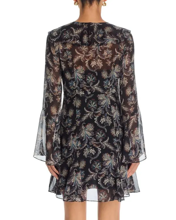 Veronica Beard Adrienne Silk Mini Dress