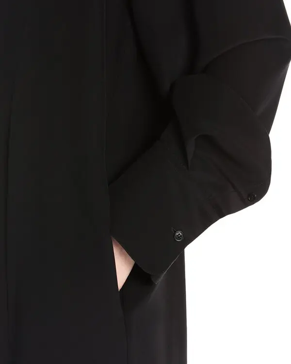 Stella McCartney Silk Bow Neck Long Sleeve Dress
