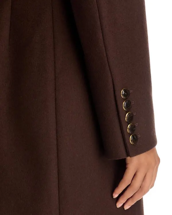 Veronica Beard Elspeth Wool & Cashmere Dickey Coat