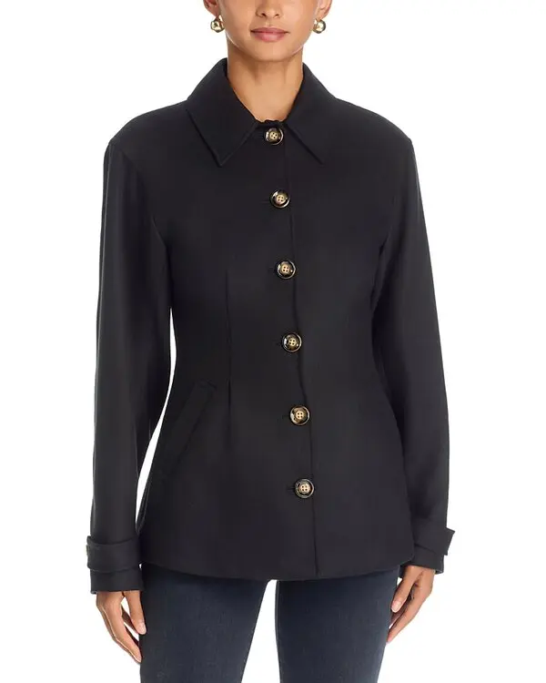 Veronica Beard Severine Dickey Coat - Black