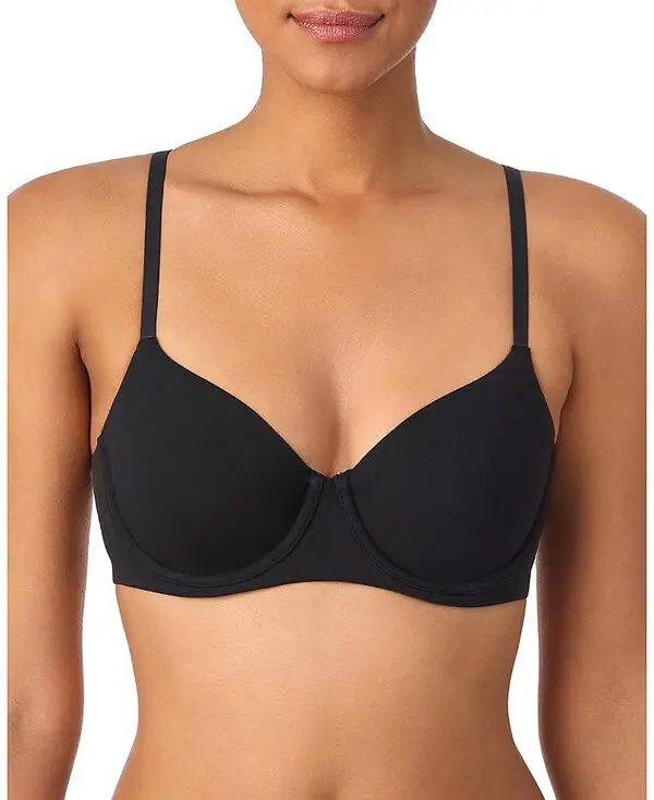 Dkny Cotton Unlined Bra - Black