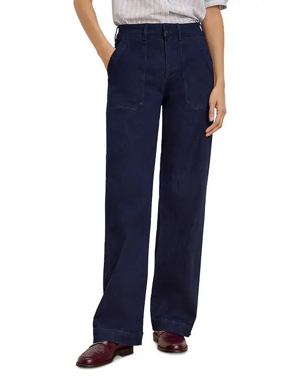 NIC+ZOE Highland High Rise Wide Leg Jeans - Midnight