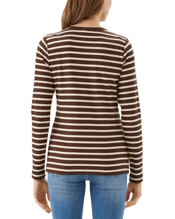 Karen Kane Crewneck Long Sleeve Top