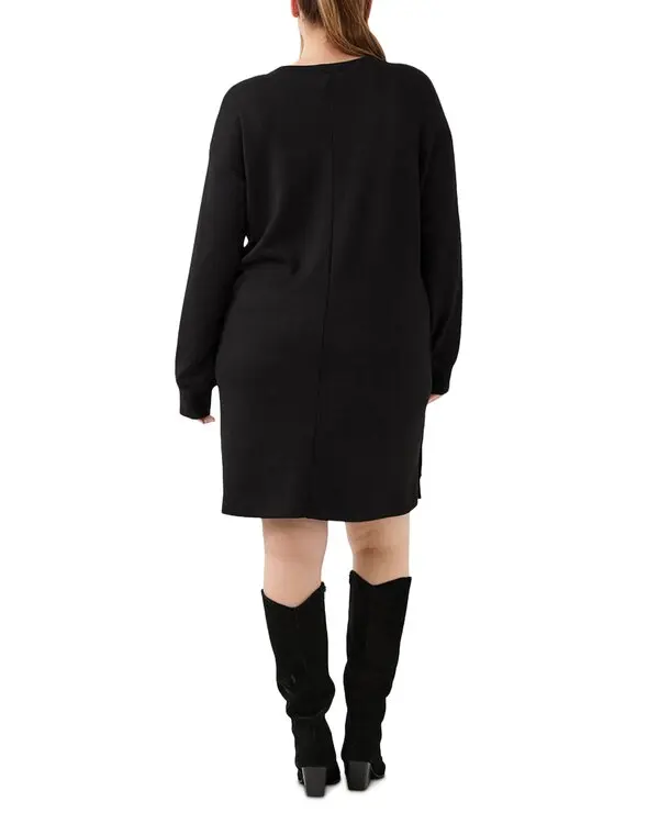 Karen Kane Round Neck Side Button Dress