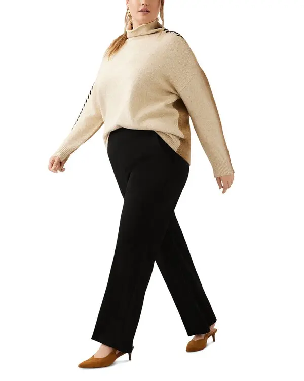 Karen Kane Whipstitched Colorblocked Sweater