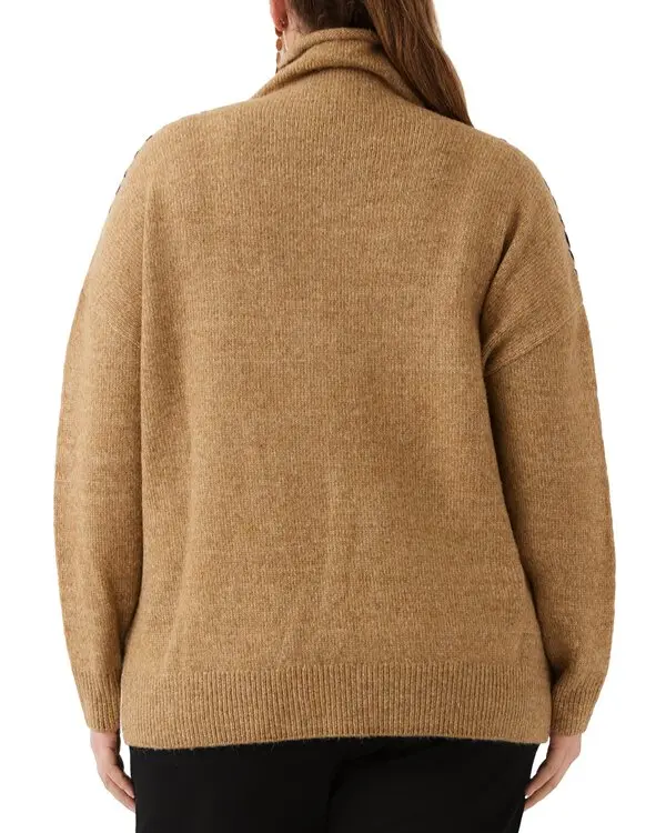 Karen Kane Whipstitched Colorblocked Sweater