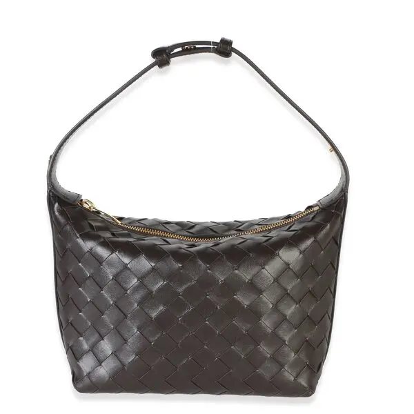 Bottega Veneta Fondant Nappa Intrecciato Calfskin Wallace Bag - Brown