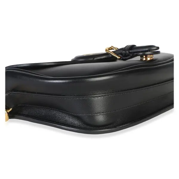 Dior Box Calfskin Bobby Flap Bag - Black