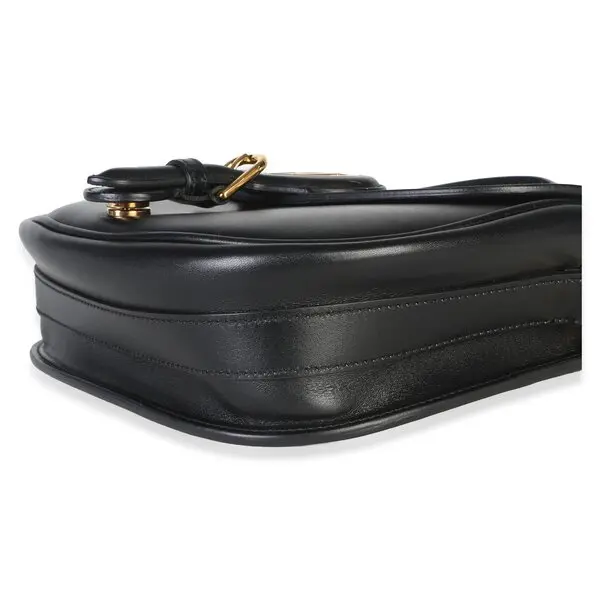 Dior Box Calfskin Bobby Flap Bag - Black