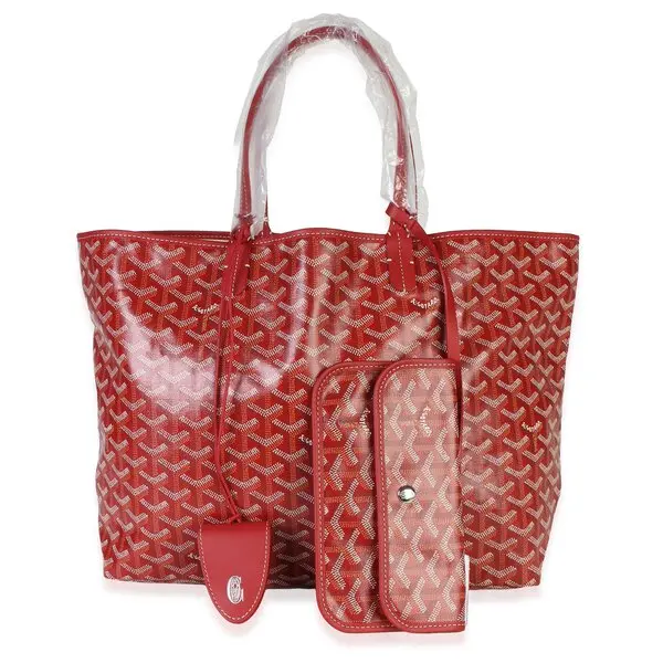 Goyard Goyardine Canvas Saint Louis Pm - Red