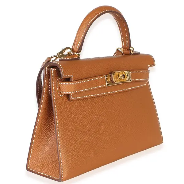 Hermès Gold Epsom Sellier Kelly Ii 20 Ghw