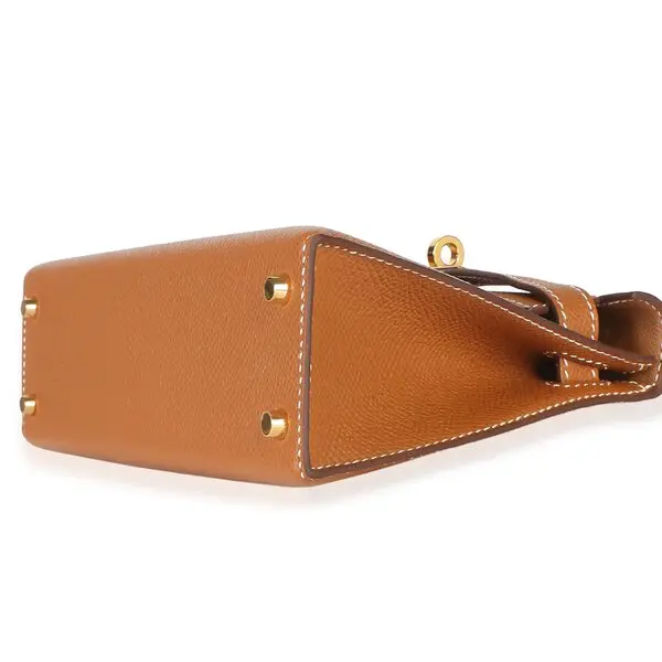 Hermès Gold Epsom Sellier Kelly Ii 20 Ghw