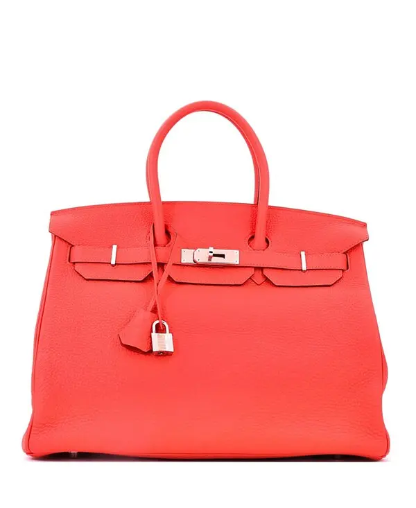 Hermès Birkin 35 Leather Palladium Tote