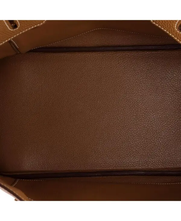Hermès Birkin 35 Handbag Brown Togo With Hardware