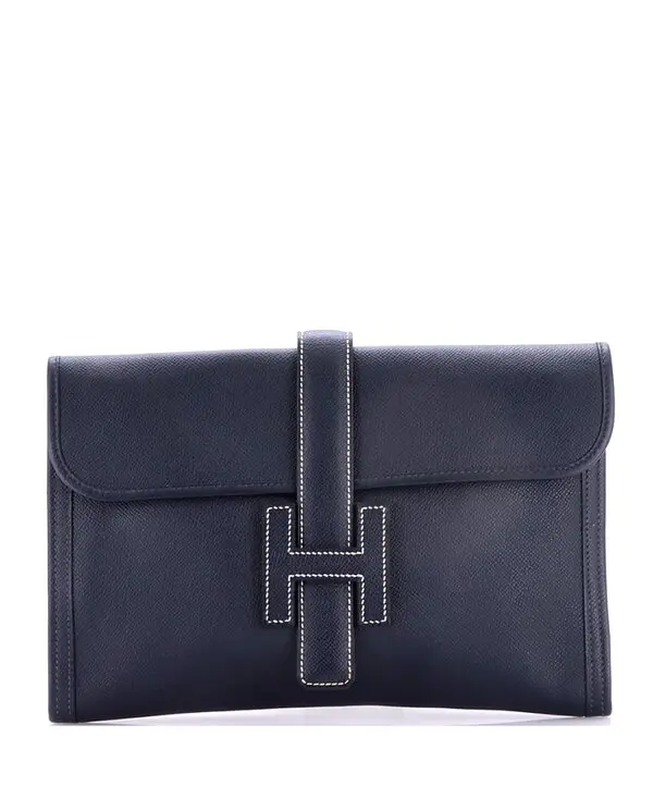 Hermès Jige Pm Epsom Leather Clutch
