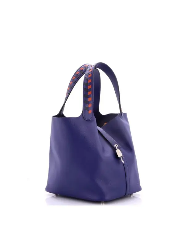 Hermès Picotin Lock Mm Tressage Epsom Leather Tote