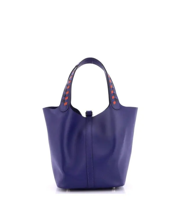 Hermès Picotin Lock Mm Tressage Epsom Leather Tote