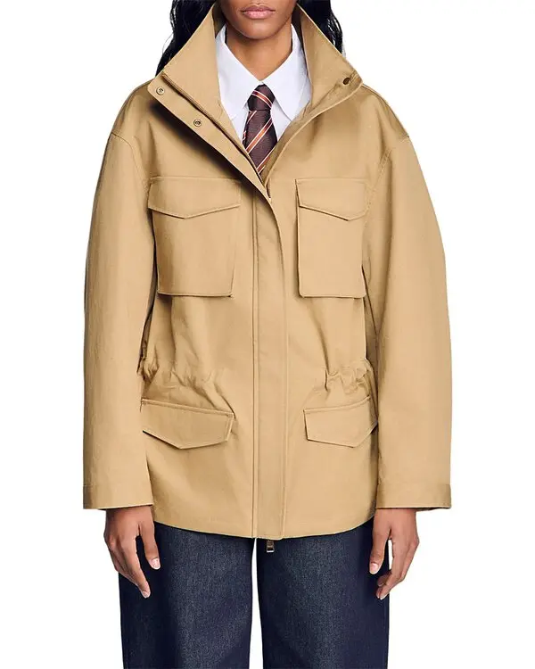 Sandro Adjustable Waist Jacket
