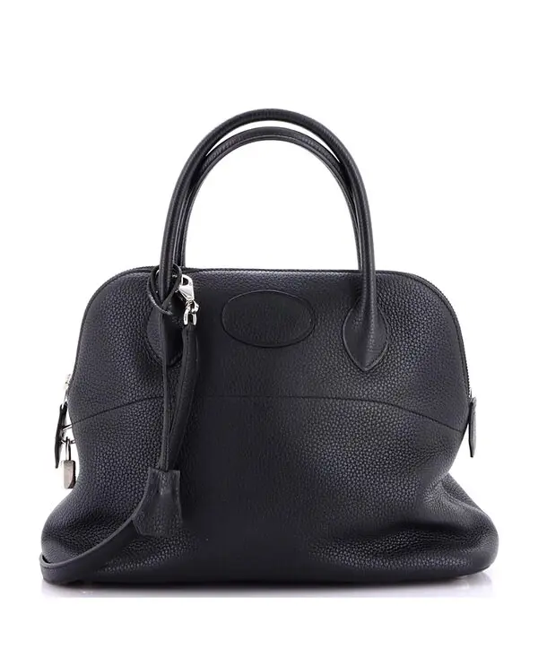 Hermès Bolide 31 Clemence Leather Top Handle Satchel