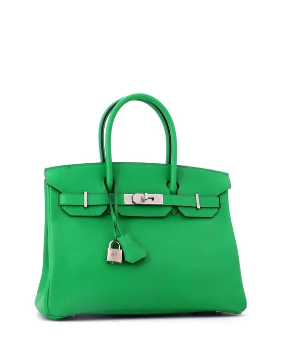 Hermès Birkin 30 Epsom Leather Palladium Hardware Tote