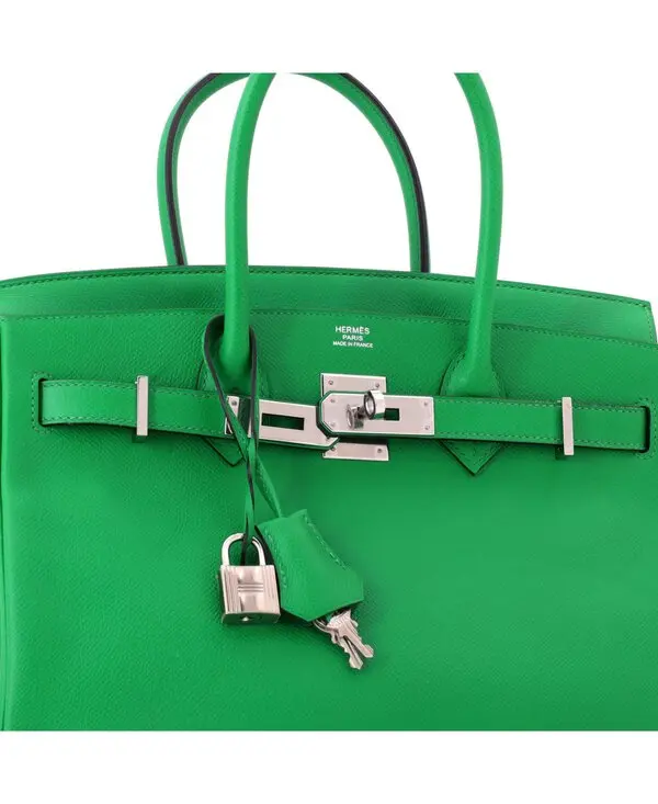 Hermès Birkin 30 Epsom Leather Palladium Hardware Tote