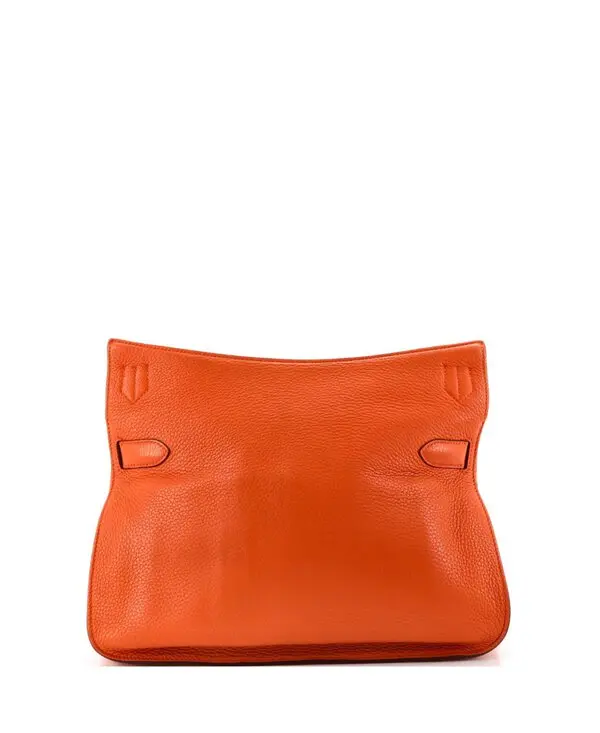Hermès Jypsiere 34 Clemence Leather Turn Lock Crossbody