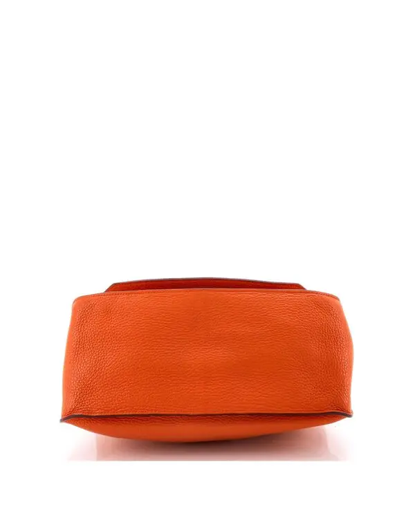 Hermès Jypsiere 34 Clemence Leather Turn Lock Crossbody